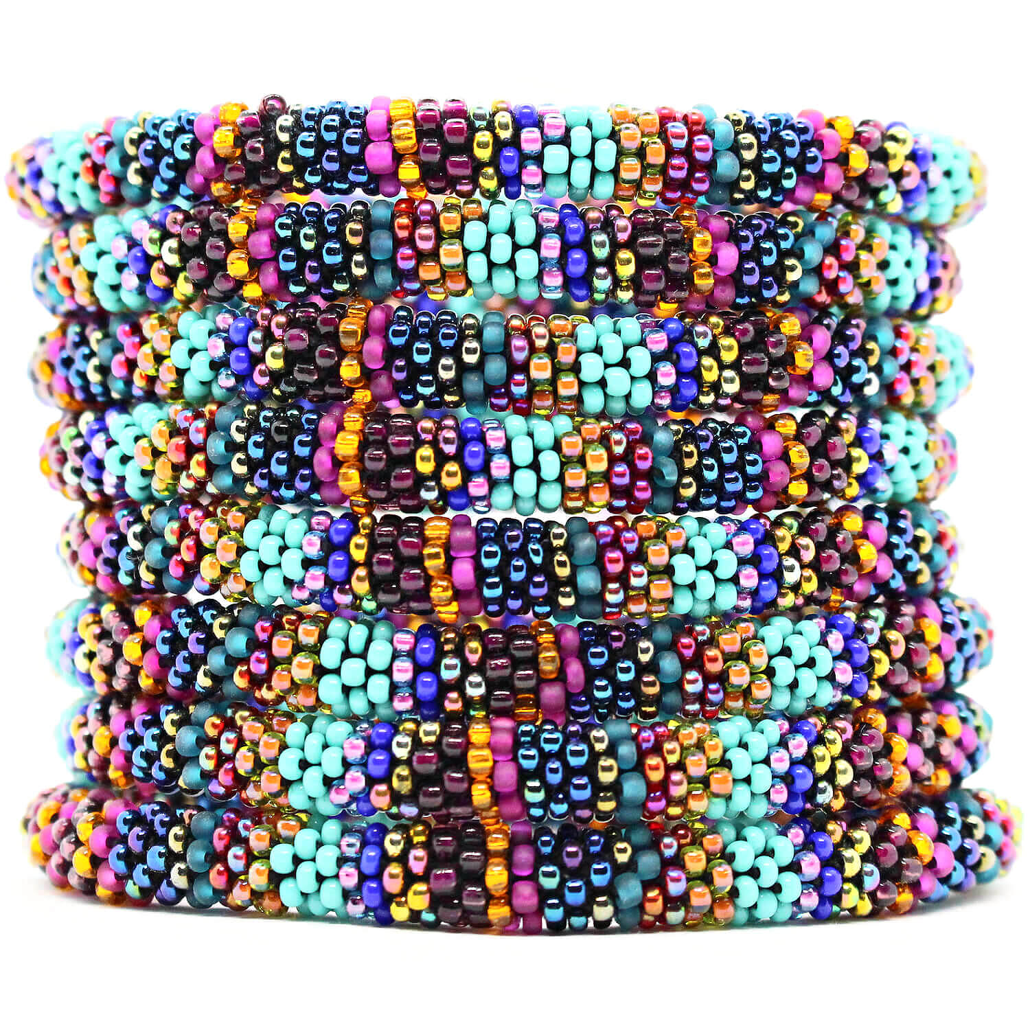 Nepal Glass Beaded Bracelets | Lotus Sky Jewelry