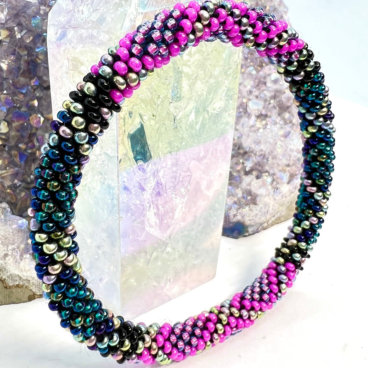 Nepal Glass Beaded Bracelets | Lotus Sky Jewelry