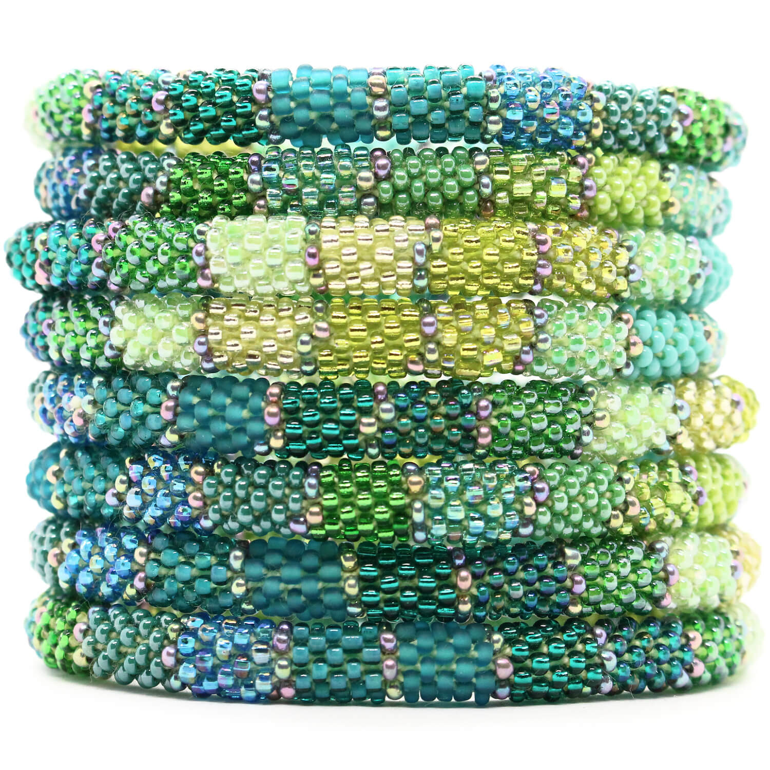 Nepal Glass Beaded Bracelets | Lotus Sky Jewelry