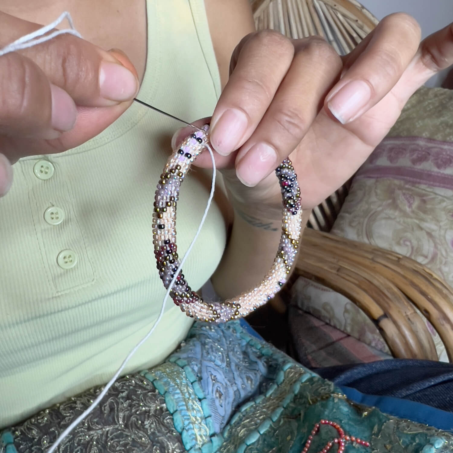 Beaded Nepal Bracelets Fair Trade – LOTUS SKY