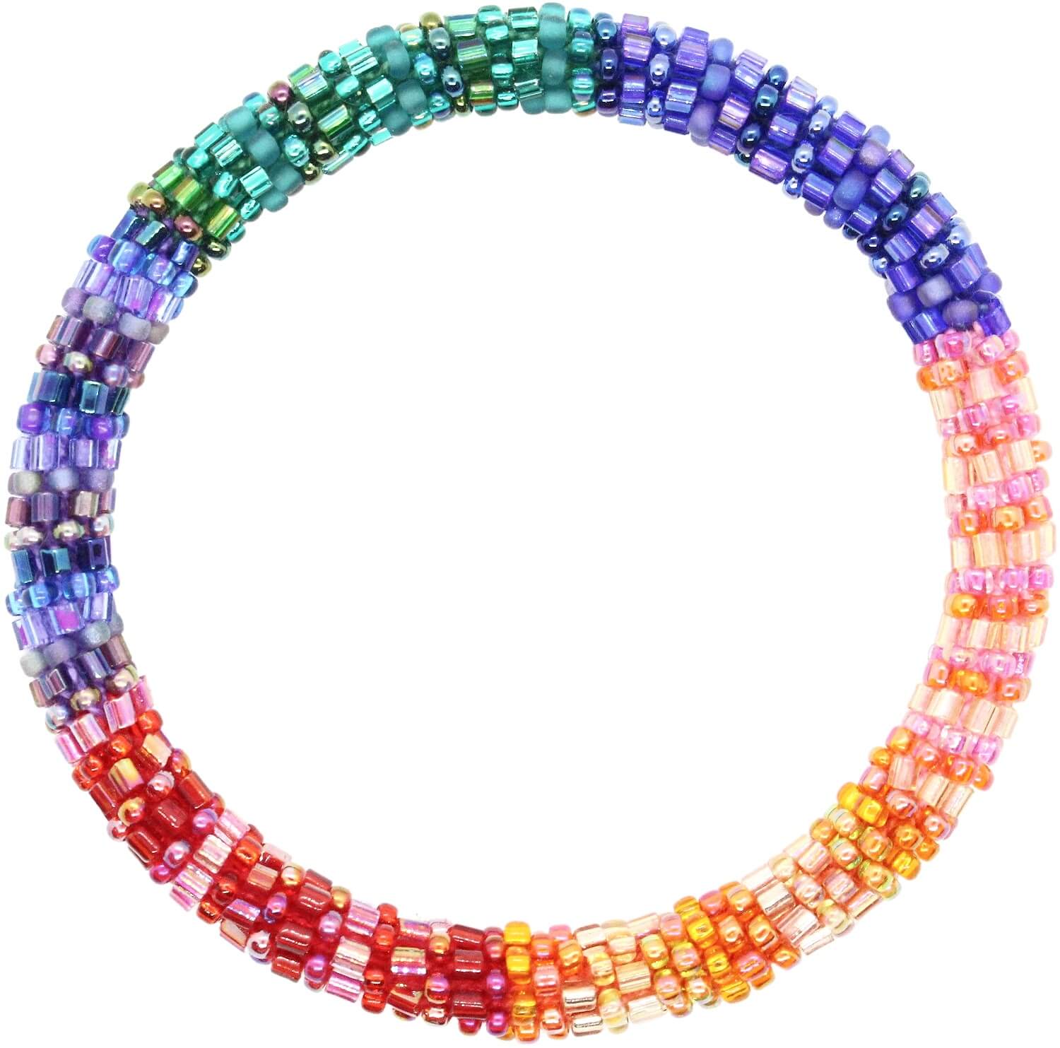 Glass Seed Bead Crocheted Statement Bracelets Handmade in Nepal – LOTUS SKY